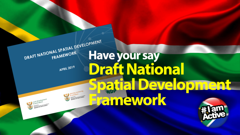 Draft National Spatial Development Framework - Dear South Africa